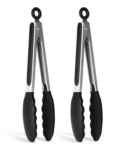 高温調理対応:高耐熱性で高温調理に最適500°F(約260°C)までの耐熱性を実現。バーベキューやオーブン調理、高温油を使う揚げ物でも安心してご利用いただけます 滑り止め設計:滑り止めグリップで快適な操作性。TPE素材の柔らかい滑り止めハン...