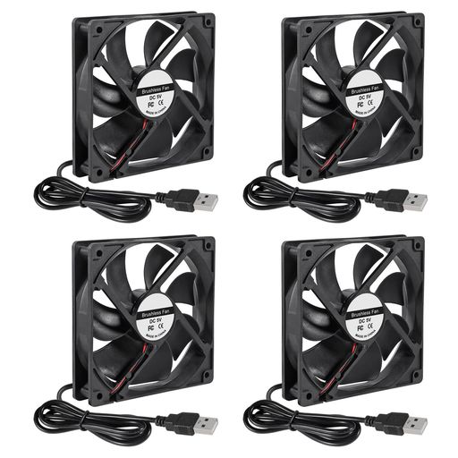 定格電圧:5VDC、電流:0.2A 風量:3CFM、スピード:4200プラスマイナス5%PRM、ノイズ:22dBA ベアリングタイプ:オイルベアリング、高精度、長寿命、低騒音 ファンサイズ:120x120x25mm(L*W*H);接続:US...