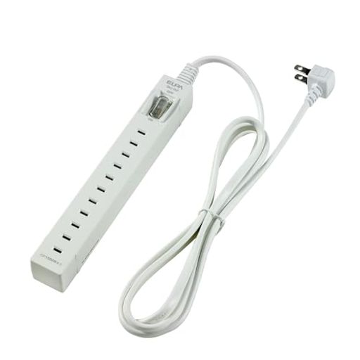 定格:AC125V 15A 合計:1500Wまで 使用温度範囲:-10°C~40°C コード長:1.5m 口数:5個口