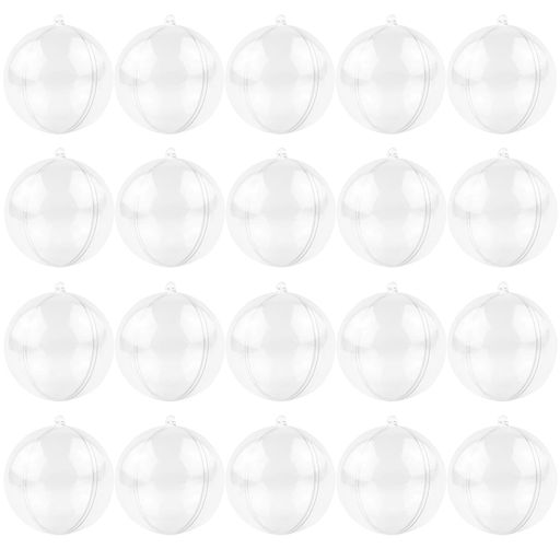 🎄【クオリティ高くてオシャレなデザイン】透明のクリスマスボールは、超透明で非毒性でとても丈夫なアクリル素材でできているんだ。自由自在にDIYして、あなたのクリエイティブなデザインで楽しい雰囲気を作って、クリスマスをもっとゴー...
