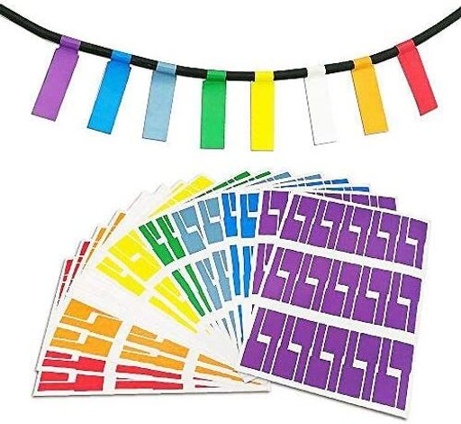 このラベルは8色、色ごとに2枚、全16枚、480ラベル。たくさんの色があり、似たような物をよく区別することができます。表示しなければならない内容をマークペンでラベルに書くことができ、その内容をラベルに印刷することもできます。色は鮮やかで、美...