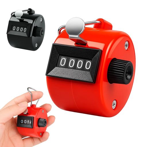 高精度カウンター:赤と黒の2個セットで、カウント範囲は0~9990、人数カウントや繰り返し動作の記録に便利;軽量プラスチック製で片手操作が可能、スポーツトレーニングやイベント管理に最適。 頑丈な数取器:耐久性のあるプラスチック素材で作られた...
