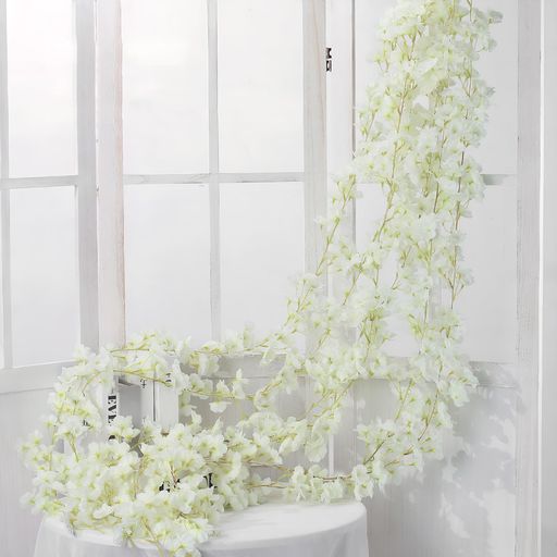 🌸【美しいお部屋の飾り】当社の人工桜ラタンは、花を一つ一つ吊るす必要がなく、簡単にまとめて設置できます。ウェディングアレンジメント、店舗装飾、写真撮影、観葉植物の飾り、パーティー、ギフトなどに最適です。寝室、パティオ、暖炉、...