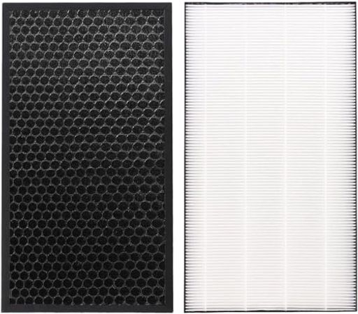 【商品仕様】 HEPA集じんフィルターFZ-D50HF(1枚)互換品:ヨコ400mmxマチ27mmxタテ220mm 脱臭フィルター FZ-D50DF(1枚) 互換品:ヨコ400mmxマチ10mmxタテ220mm 材質:ポリプロピレン,ポリエ...