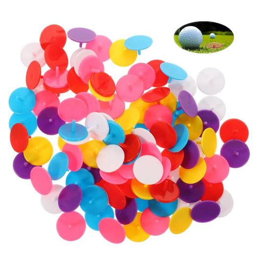 ゴルフマーカー:50点セット(カラーランダム)。 プラスチック素材のゴルフボールマークは、信頼性が高く、耐摩耗性が強い。 ゴルフボールマーカーは、ゴルフのトレーニングと学習をより直感的かつ効率的にします。 ゴルフボール照準マーカーは、家族、...