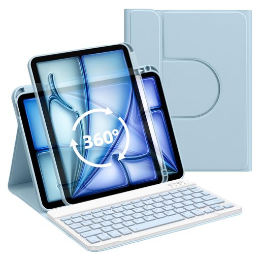 ✦✦【互換性への注意】このキーボードケースは2025発売するiPadAir第7世代(M3)11インチと2024発売するiPadAir第6世代(M2)11インチ、iPadAir第4/5世代10.9インチ、iPadPro11第4/3/2/1世代...