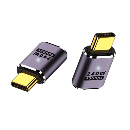 【40Gbps高速データ転送】従来のUSB3.1規格より、10倍以上のデータ転送速度を備えた40Gbpsに達するUSB4.0を採用しております。 高速かつスムーズでHD映像、音楽、画像、ファイルを数秒で転送でき、USBハブ、ノートパソコン、...