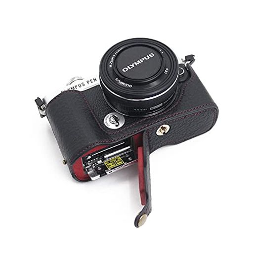 【高品質で精緻】プロフェッショナルチームによって開発されたこのカメラケースは、高品質なトップレイヤーの牛革と優れた職人技で作られています。クラシックなデザインで、強いレトロな雰囲気を醸し出し、触り心地は柔らかく快適で、耐久性が高く、高級感が...