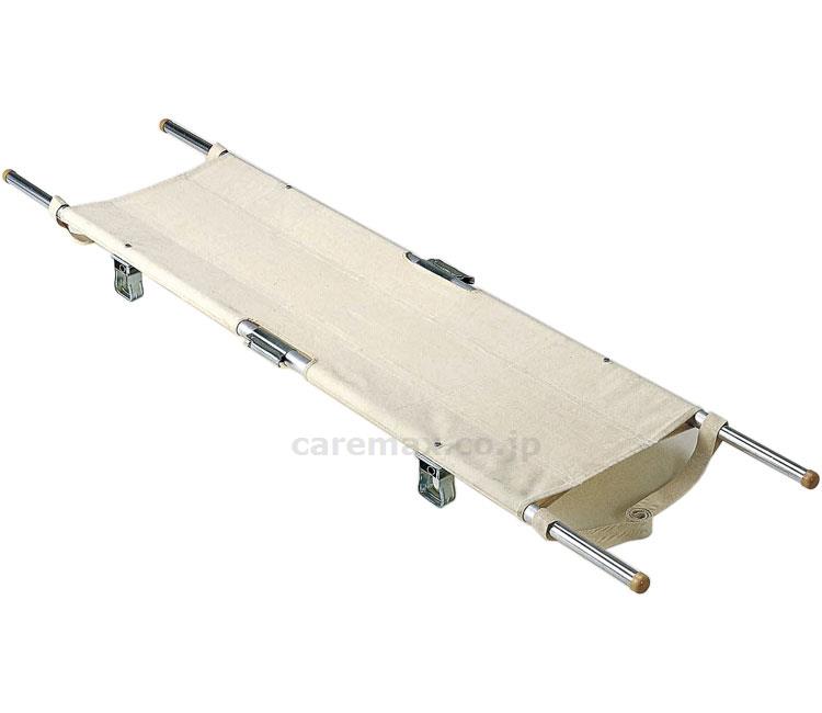 商品の仕様 ●サイズ／全幅58×全長227cm、柄引込時：全長179cm、4ツ折時：全長92cm ●重さ／7.5kg ●生産国／中国 商品の説明 ・4ツ折りに折りたため、コンパクトになる担架です。 ・把手が伸縮し、持ちやすくなっています。