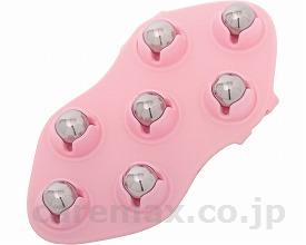 商品の仕様 ●サイズ／15.3×7.8×2.1cm ●材質／本体：エラストマー、球：ステンレス ●カラー／コーラルピンク 商品の説明 ・足に疲れを感じたら手軽にコロコロお手入れ！！ ・疲労感がやわらぎます。