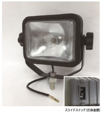 樹脂製サーチライト　1063シリーズ電球仕様：24V40W　RP35　BA15Sレンズタイプ：フォグランプタイプ 概寸：灯体：115×140レンズ：88×115灯体仕様枠：樹脂（PP） 本体：樹脂（PP）ステー：SPC / 三価ブラック サ...