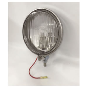 SUS製ワーキングランプ　CH130シリーズ電球仕様：12V35W　S25　BA15Sレンズタイプ：フォグランプタイプ概寸：灯体：φ120 レンズ：φ110灯体仕様：枠：ステンレス 本体：ステンレス ステー：コの字ステー接続方法：ギボシ（オ...
