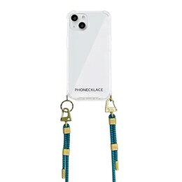鮮やかなロープストラップにゴールド金属で個性的にPHONECKLACE「クロスボディストラップ付きクリアケース」は、iPhoneをウェアラブルに変身させるファッショナブルなケースです。 ●iPhoneをウェアラブルに 付属のロングストラップ...