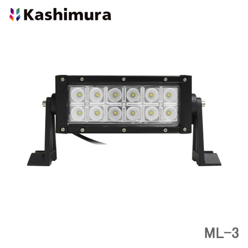 取付場所を選ばない角度調整取付ステー付 LEDワークライト ショート ML-3【主な特徴】●取付場所を選ばない角度調整取付ステー付。●防塵・防水仕様IP67対応。●ハードな使用環境でも耐久性の高い頑丈なフルメタルボディ。●長時間使用にも対応...