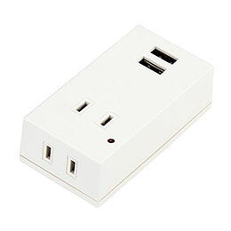 雷サージフィルターが雷などの過電圧から接続機器を保護します。●雷サージフィルターが雷などの過電圧から接続機器を保護します。 ●スマートフォンなどのデジタル機器に直接充電が可能なUSBポート付きです。 ●プラグはホコリや湿気によって発生するト...