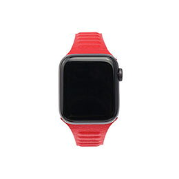 スリムライン、モダンなデザインのApple Watchレザーバンド。簡単なマグネット留めでフィット感抜群!WEARPLANET(ウェアプラネット)の「Slim Line マグネットリンクバンド」は、埋め込まれたマグネットで着脱が簡単におこな...