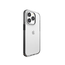 便利なメタルストラップホール付きクリアケース/TPUとポリカーボネートのハイブリッド構造/バンパー部分はiPhoneに似合うスタイリッシュなカラーmotomo(モトモ)の「イノアクロームシールドストラップケース」は、デザイン性の高いクローム...
