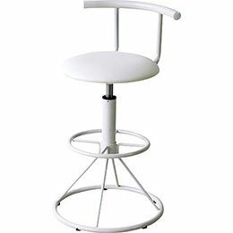 キリク キッチンハイチェア●商品サイズ:W41×D44×H74-85×SH57-68cm ●材質スチール(粉体塗装) ソフトレザー ●組立 ●静的耐荷重80kg ●回転式 昇降機能保証期間:初期不良のみ(2週間) 生産国:台湾