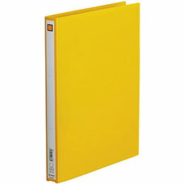 たくさん使えて経済的。エコノミータイプのリングファイル。表紙の裏側には、書類や名刺、メモなどを一時保管できる表紙ポケットが付いています。●カラー:黄 ●素材:樹脂 ●生産国:ベトナム