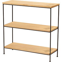 より良いくらしのために。東谷のLIGHT FURNITURE/オープンラックサイズ:W40×D14×H40cm 素材:天然木(パイン) スチール(粉体塗装)組立:完成品 原産地:中国