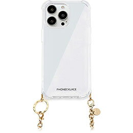 PHONECKLACE「チェーンショルダーストラップ付きクリアケース」は、肩や首からiPhoneをかけることができるクロスボディケースです。PHONECKLACE「チェーンショルダーストラップ付きクリアケース」は、肩や首からiPhoneをか...