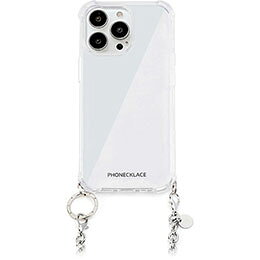 PHONECKLACE「チェーンショルダーストラップ付きクリアケース」は、肩や首からiPhoneをかけることができるクロスボディケースです。PHONECKLACE「チェーンショルダーストラップ付きクリアケース」は、肩や首からiPhoneをか...
