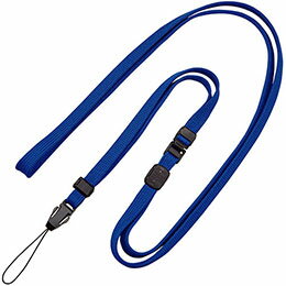 ロングストラップ 脱着マツバ付 1600mm 青ロングストラップ 脱着マツバ付メーカー型番 : NX-207P-BU パッケージサイズ : 65×6×175mm パッケージ重量 : 14g 生産国 : 日本