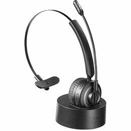 周りのノイズを低減するノイズキャンセル搭載のBluetoothヘッドセット。収納と充電が同時にできる充電クレードル付き。●ケーブルのわずらわしさがないBluetooth接続タイプ 通話や会議の途中で何か作業をする場合、(印刷物をプリンターに...