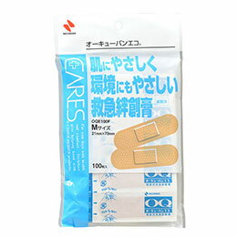 肌にやさしい救急絆創膏●Mサイズ●肌にやさしい救急絆創膏●Mサイズ ●100枚入り ●生産国 : 日本