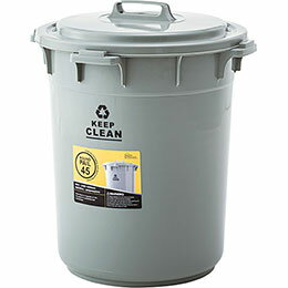 ペール45Lサイズ : φ42.5×H52cm 商品重量 : 約1kg 素材 : ポリプロピレン 原産地 : 日本 容量:45L組立 : 完成品