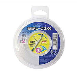 収縮チューブ φ2mm クリア 2m 09-1567・ケーブルやコネクタの接合部を絶縁、保護します。 ・ドライヤーなどの熱簡単に収縮できます。・直径 : φ2.0mm※適用範囲φ1.1〜1.8mm ・長さ : 2m ・収縮開始温度 : 70...