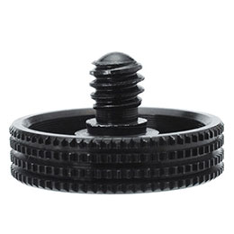 カメラネジN(短)底ネジは1/4インチ仕様。工夫次第でいろいろな用途にお使いいただけます。直径 : 24mm ネジ高 : 7.5mm 重量 : 約4.5g 底部 : 1/4インチメネジ 生産国 : 中国 保証期間 : 初期不良対応