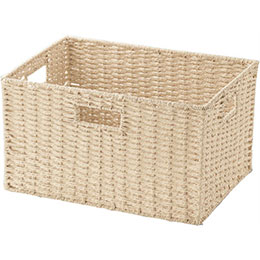 ペーパーバスケットフルタイプ ベージュペーパーバスケットフルタイプ ベージュ商品サイズ(約) : W36×D26×H20cm 素材 : ペーパー 生産国 : 中国 ※ペーパー手作り品のため、サイズが異なる場合がございます。また、画像と実際の...