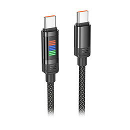 電圧をレベルメーター風に表示するC to Cケーブル■電圧をレベル表示 コネクタ部に電圧を示すレベルメーター風のカラーインジケータを搭載しており、充電電圧の変化が一目でわかります。 [5V : 緑LED]　&　[9-12V : 青LED]　...