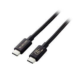 USB 80Gbps(USB4 Version2.0)認証ケーブル 従来の2倍のスピードを実現 ブラック■最大80Gbpsの超高速データ転送が可能。従来のUSB 40Gbps(USB4 Version1)の2倍の速度で、接続した機器間のデー...