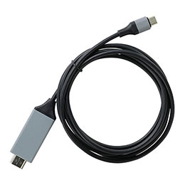 USBのTypeCからHDMIに変換可能なケーブル!4K対応60Hzで2m仕様USB TypeCからHDMIに変換します。4K対応60Hz。準拠規格 : DisplayPort Alternate Mode対応/HDMI2.1●商品サイズ ...