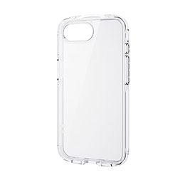 iPhone 16e TOUGH SLIM LITE ケース オールクリア メタルステッカー付■全周に配置した独自設計のエアークッションが衝撃を吸収し、側面に弾力性のあるTPU(熱可塑性ポリウレタン)素材を、背面に高硬度のポリカーボネート素...
