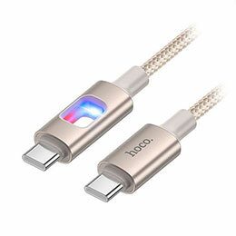 RGBイルミネーション搭載、USB2.0対応、PD60W高速充電のUSB-C to USB-Cケーブル ゴールド今までにないホールデザインとRGBイルミネーションを搭載した、おしゃれと実用性を兼ね備えたUSB-C to USB-Cケーブル。...