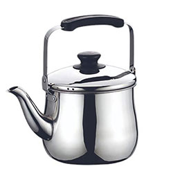 ステンレス製だから、サビにくく丈夫で衛生的。ワイド口径で内面が洗いやすく、お手入れ簡単。材質 : 本体…ステンレス鋼(クロム14%)、蓋…ステンレス鋼(クロム14%)、樹脂部…フェノール樹脂(耐熱温度140℃) サイズ : 26×18.2×...