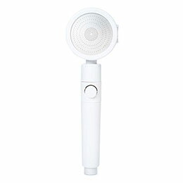 節水シャワーヘッド(交換用フィルター付)シャワーヘッドを交換するだけで節水を実現。 水流調節は3段階ご用意。 約230個の極細穴から噴射されるので、使用する水量は減っても水圧はしっかりキープ、満足した使用感があります。メーカー品番 : GF...