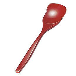 本漆アイスクリームスプーン(朱)落着いた雰囲気の、木製スプーンです。 美しいラインと漆の光沢が特長です。サイズ : 約L13.5cm 重量 : 4g 生産国 : 中国 保証期間 : 初期不良対応