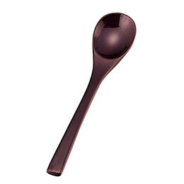 本漆茶碗蒸スプーン(溜)落着いた雰囲気の、木製スプーンです。 美しいラインと漆の光沢が特長です。サイズ : 約L13cm 重量 : 5g 生産国 : 中国 保証期間 : 初期不良対応