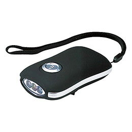 バッグの中でもかさばらないポケットサイズのダイナモ充電式ライトです。手回し充電式メーカー品番 : 3551 サイズ : 約5×8.5×3cm 材質 : ABS樹脂 生産国 : 中国 箱サイズ : 5.5×9×3.5cm 重量 : 0.9kg