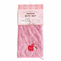 サンリオキャラクターズ 足ふきマットサンリオキャラクターズのワンポイントのアップリケがアクセントになっていて可愛らしいデザインの足ふきマットです。 マイクロファイバーなので吸水速乾性に優れています。 軽くてかさばらずお洗濯が簡単なので、こま...