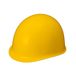 視野の広いスタンダードタイプ。飽きのこないシンプル形状で作業現場を選ばず。汎用性に優れたABS樹脂ツバ無しの為、閉所でも身軽に動け物体の引っ掛かりも無く快適。 被りが深く、頭部に優しいハンモック。 後部のスペースを拡げ、束ねた髪への干渉を防...