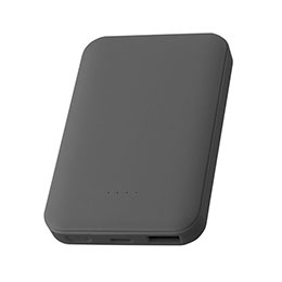 発火リスクを抑えたモバイルバッテリー・半固体電池を採用した安心安全なモバイルバッテリー ・コンパクトで持ち運びやすい ・USB Type-C&Aの2ポート搭載 ・5000mAh ・最大出力15W ・バッテリー残量ランプ搭載 ・電気用品安全法...
