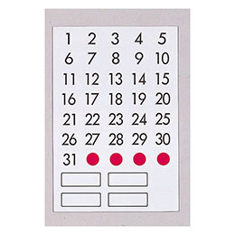 スケジュールボードの日付表示が貼るだけで簡単にできるスケジュールボードの日付表示が貼るだけで簡単にできます。 ・マグネットなので、取り付け・取りはずしが簡単です。 ・切り込み入りなのでカッター不要ですぐ使えます。 ・ボード以外のスチール製品...