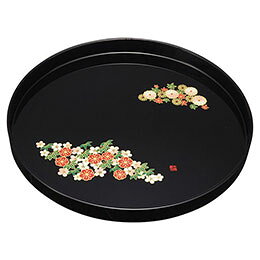 和み春秋 10.0丸盆丸盆(約φ300×25mm)×1メーカー品番 : 0773001 内容物 : 丸盆(約φ300×25mm)×1 素材 : ユリア樹脂 生産国 : 日本 パッケージ形態 : 化粧箱 箱サイズ : 約320×320×35m...