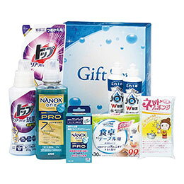 ランドリー&キッチンセット毎日の暮らしを清潔に。メーカー品番 : NAP-50N 内容物 : 600gライオンナノックスワンプロ・450gライオントップクリアリキッド抗菌各1本・170mlP&G除菌ジョイコンパクト2本・350gライオントッ...