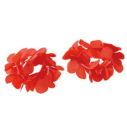 きれいで大きな花びらのうでわ!きれいで大きな花びらのうでわです。 遠目からでもよく目立つ人気の大サイズ です。 ダンスやステージの衣装のワンポイントにおすすめです。 手首だけでなく足首にも使えます。 カラーバリエーションが豊富なので、クラス...